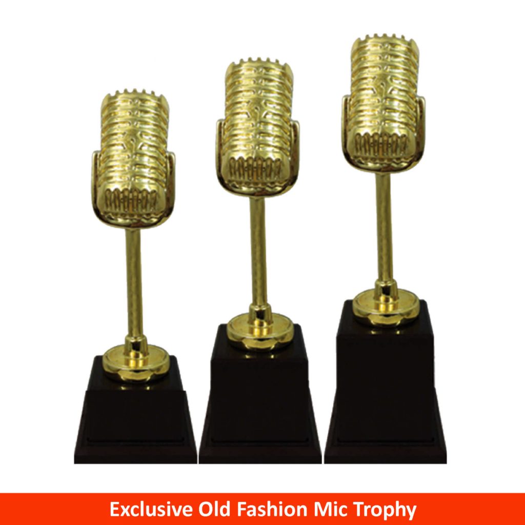 RT6003 Old Fashion Microphone Trophy – iTrophy