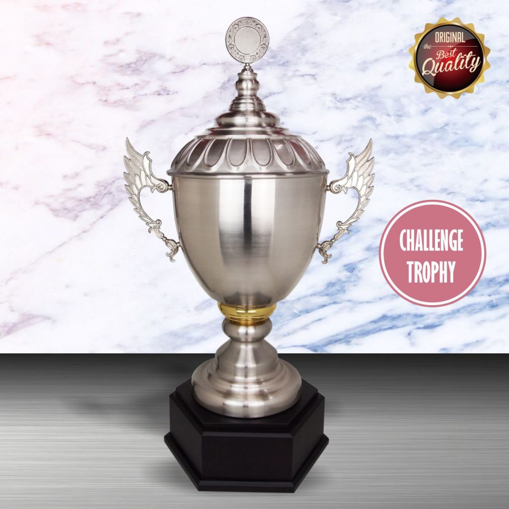 WS6114 Exclusive White Silver Trophy (Challenge Trophy) – iTrophy