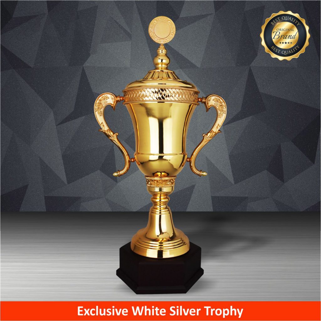 WS6110 Exclusive White Silver Trophy – iTrophy
