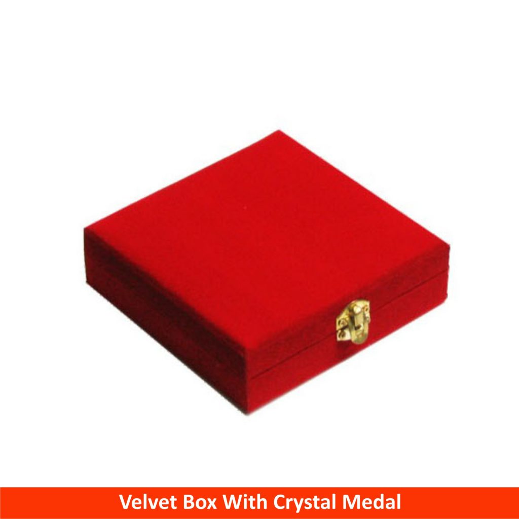8119 Velvet Box with Crystal Medal – iTrophy