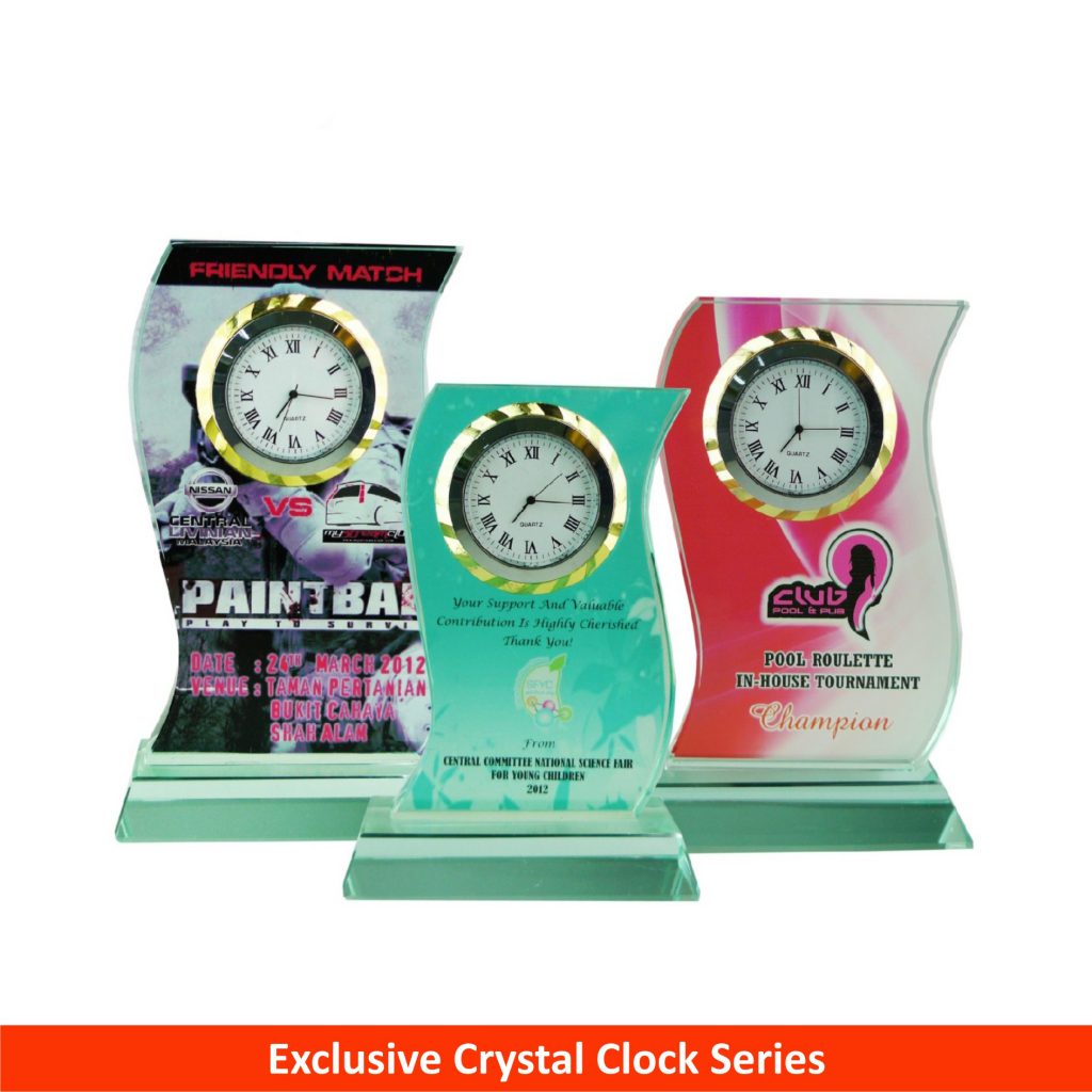 2035 Exclusive Crystal Clock Series – iTrophy