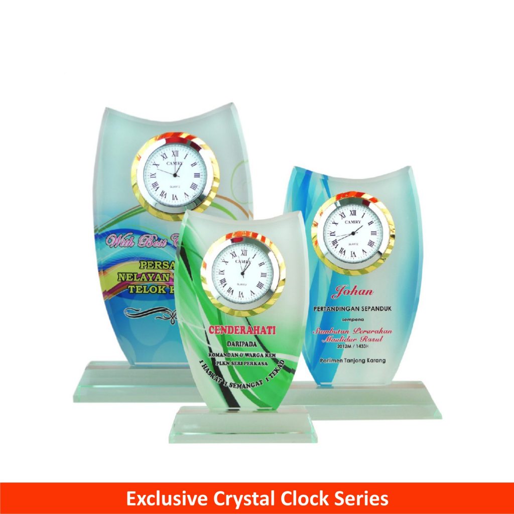 2043 Exclusive Crystal Clock Series – iTrophy