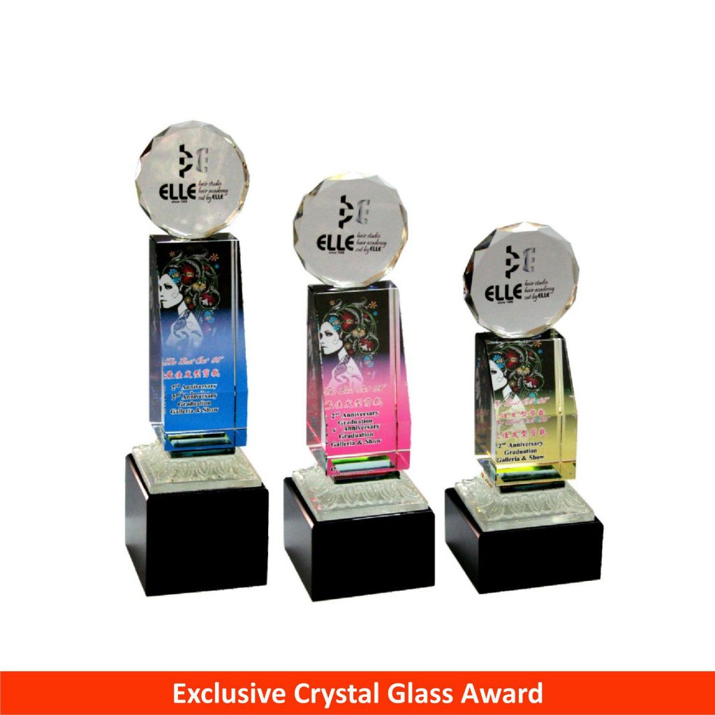 8073 Exclusive Crystal Glass Awards – iTrophy