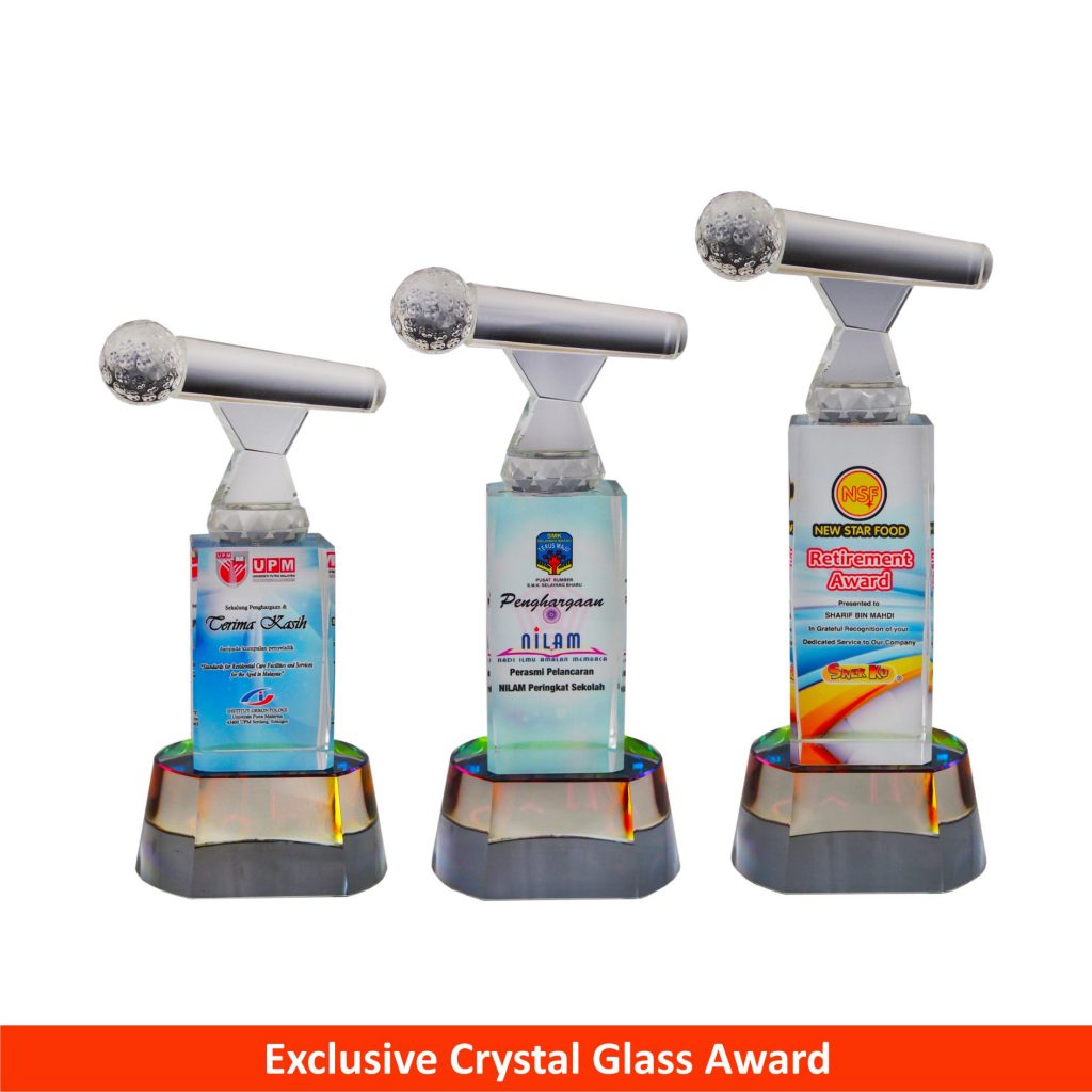 8266 Exclusive Crystal Glass Awards (Microphone) – iTrophy