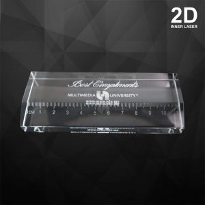 9165 Crystal Ruler Paper Weight – iTrophy