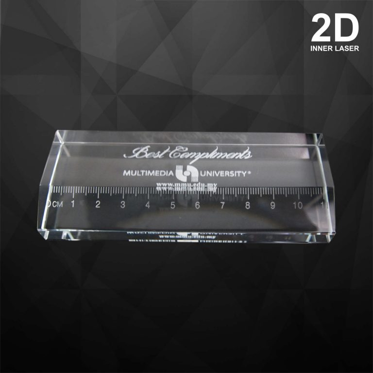 9165 Crystal Ruler Paper Weight – iTrophy