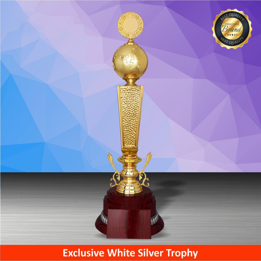 WS6203 Exclusive White Silver Trophy – iTrophy