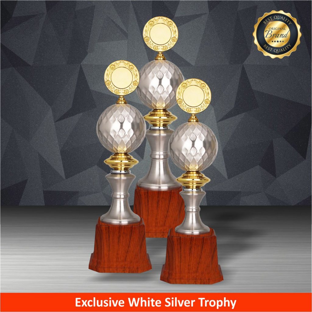 WS6207 Exclusive White Silver Trophy – iTrophy