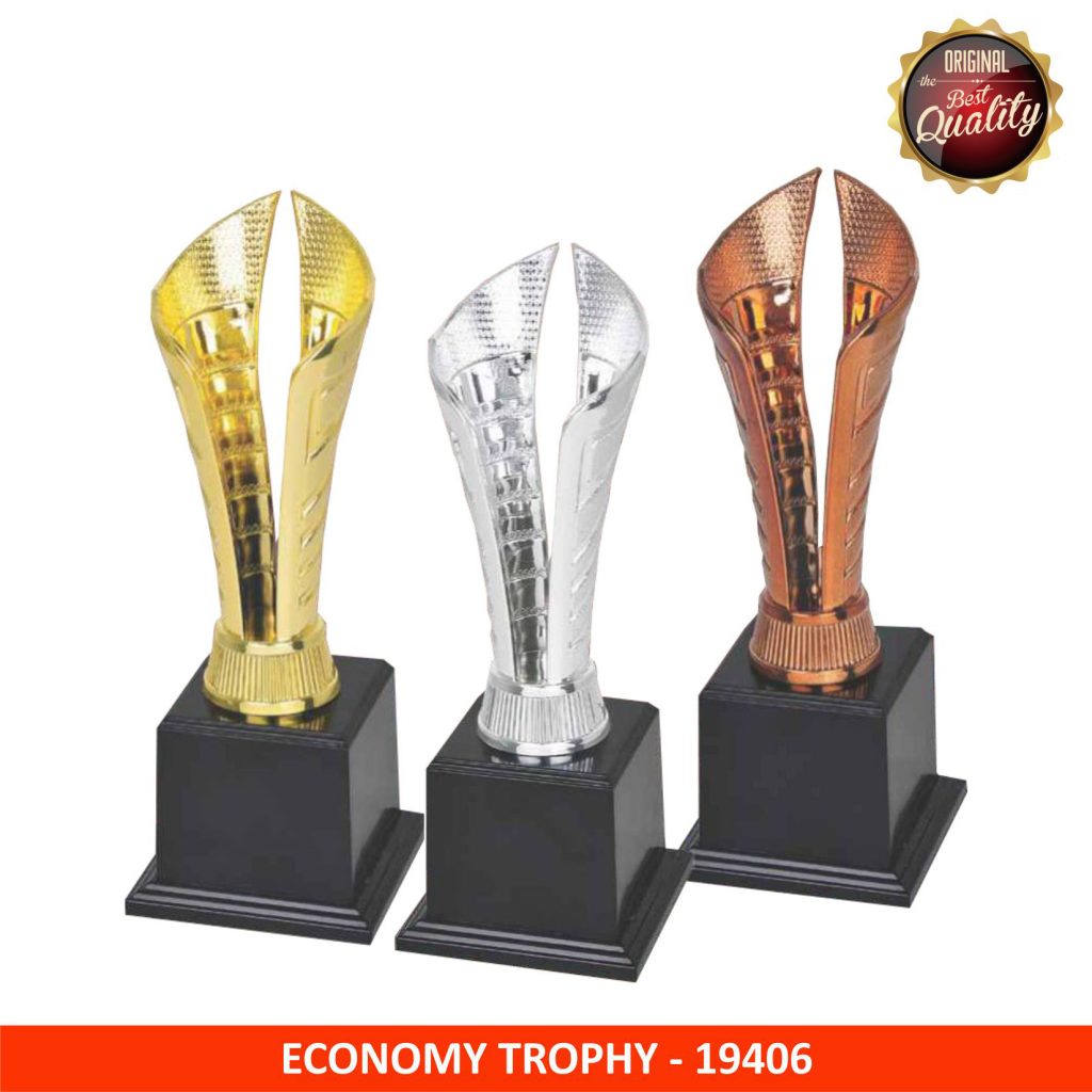19406 Economy Trophy (GOLD, SILVER, BRONZE) – iTrophy