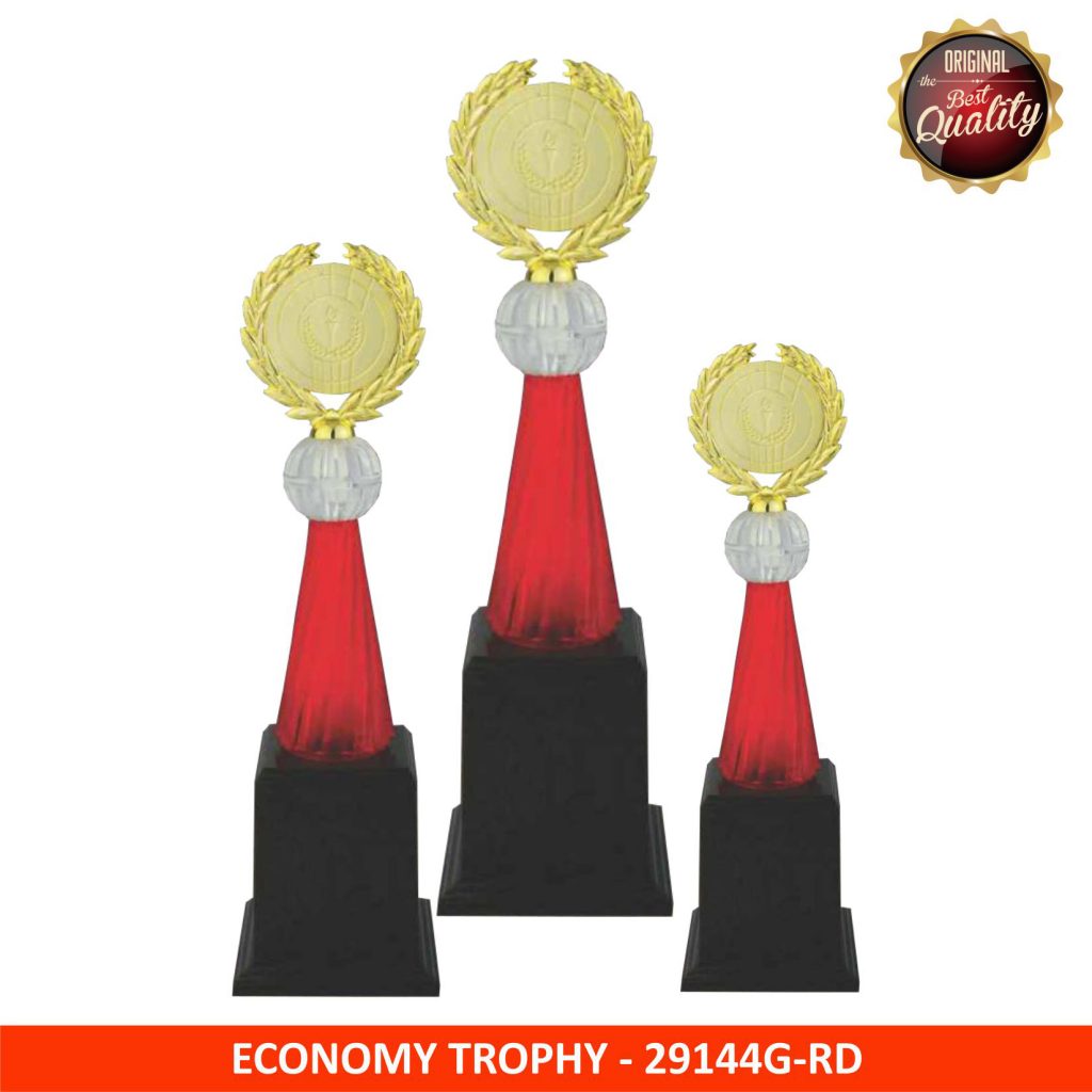 29144 Economy Trophy (GOLD RED) – iTrophy