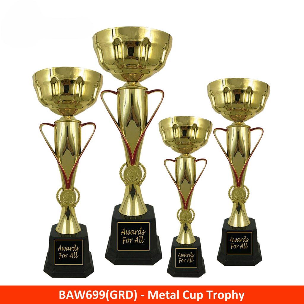 BAW699 Metal Cup Trophy (GOLD RED) – iTrophy