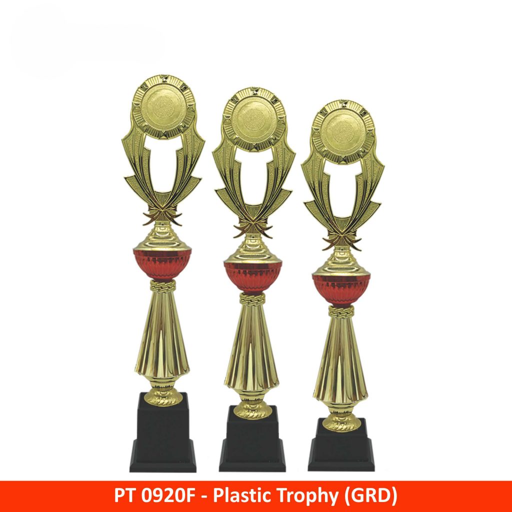 PT0920F Plastic Trophy (GOLD RED) – iTrophy