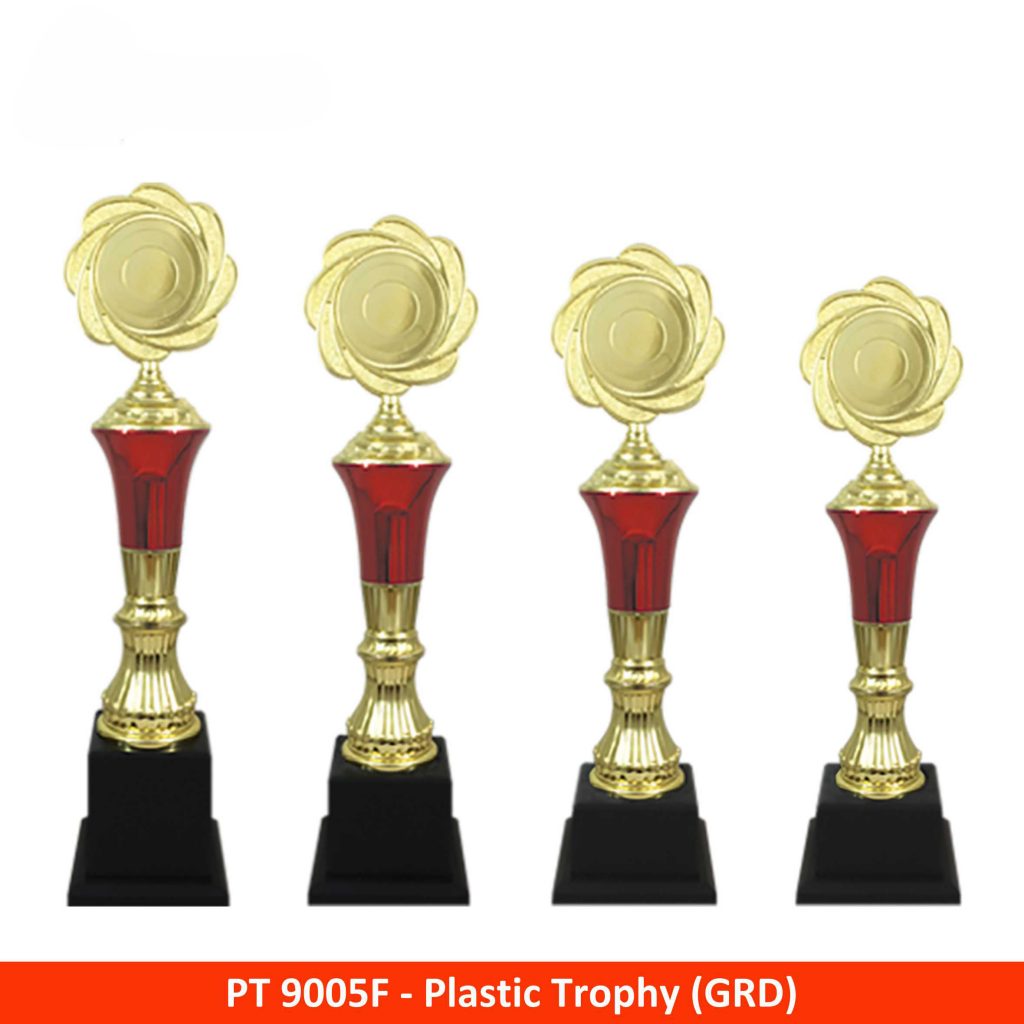 PT9005F Plastic Trophy (GOLD RED) – iTrophy