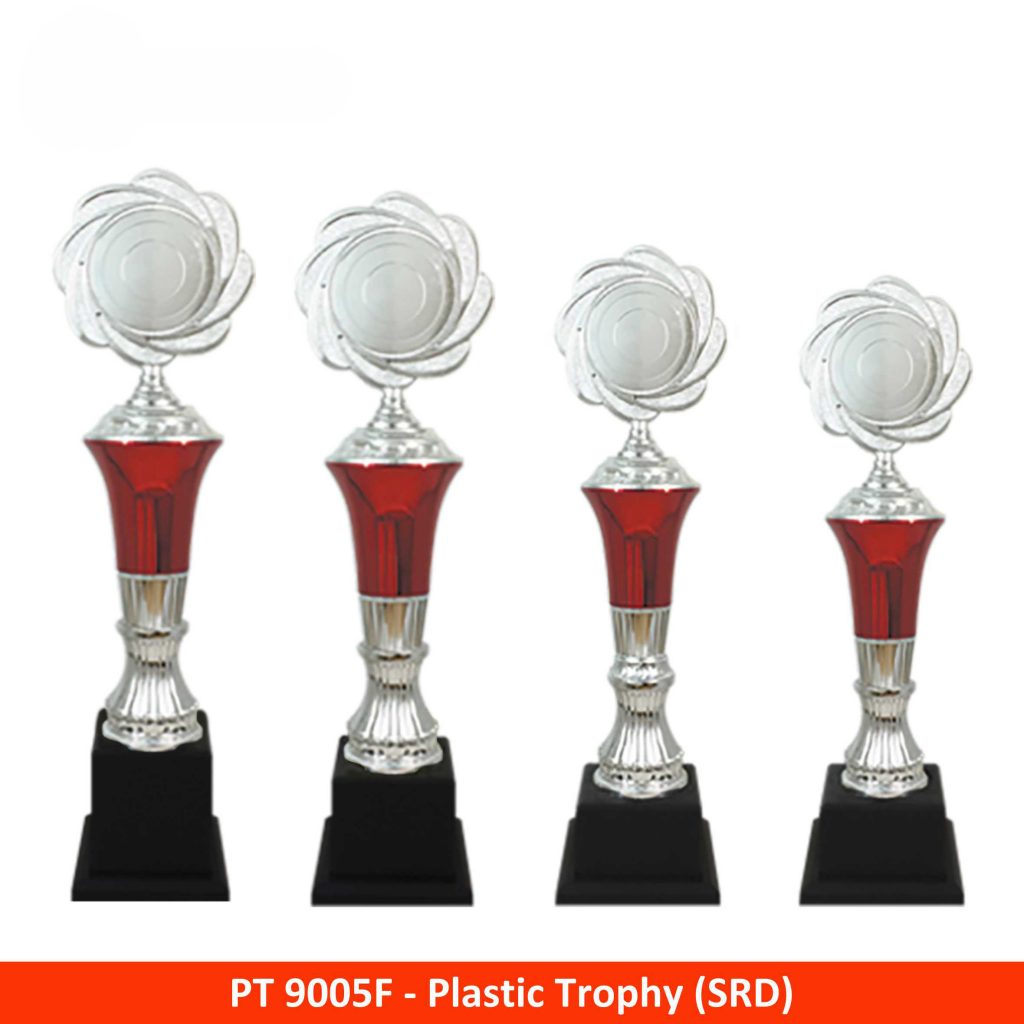 PT9005F Plastic Trophy (SILVER RED) – iTrophy