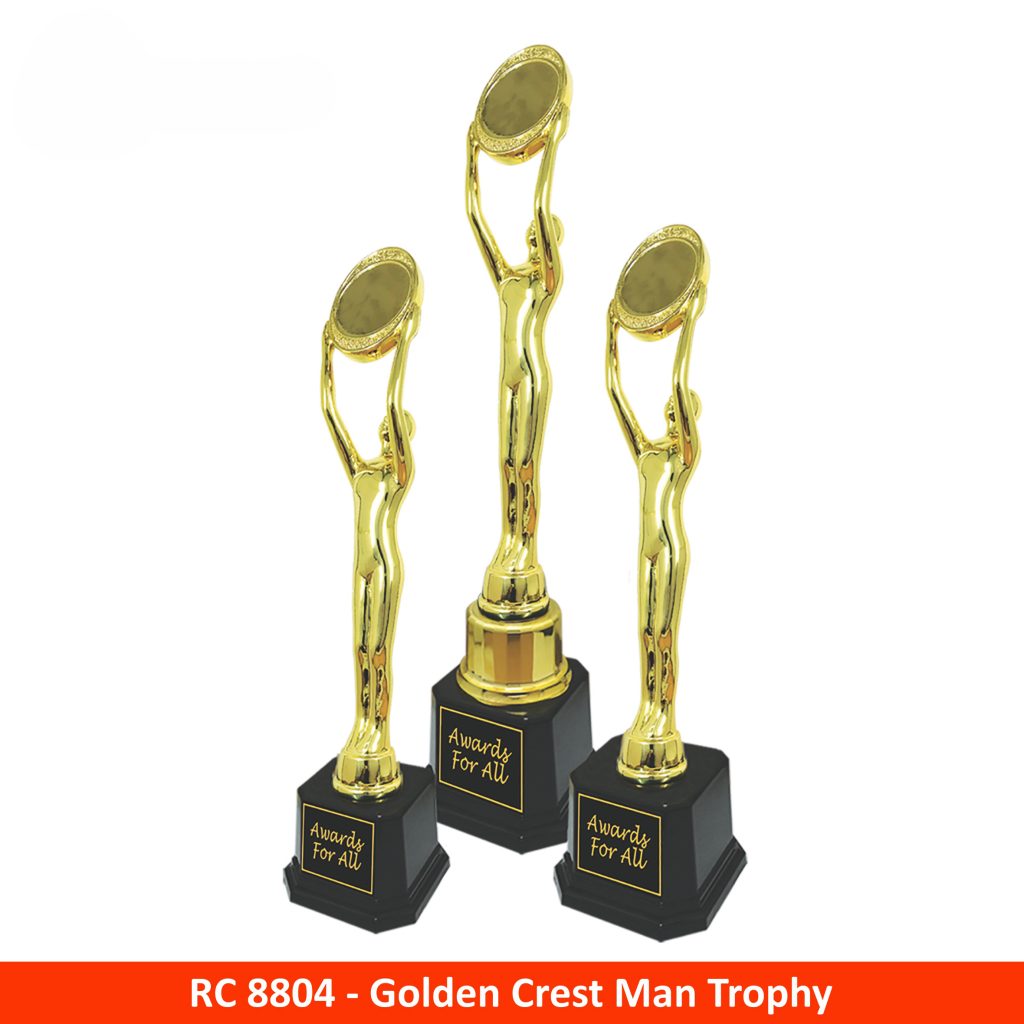 RC8804 Golden Crest Man Trophy – iTrophy