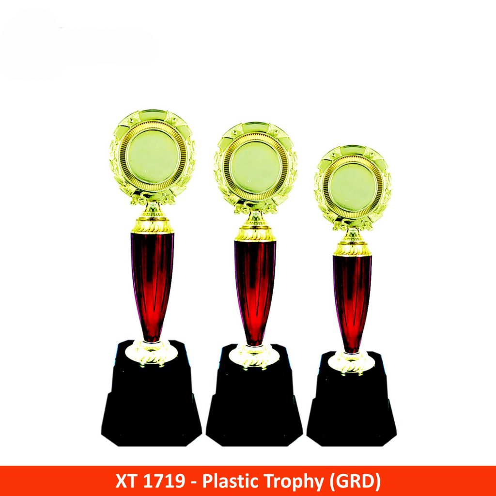 XT1719F Plastic Trophy (GOLD RED) – iTrophy