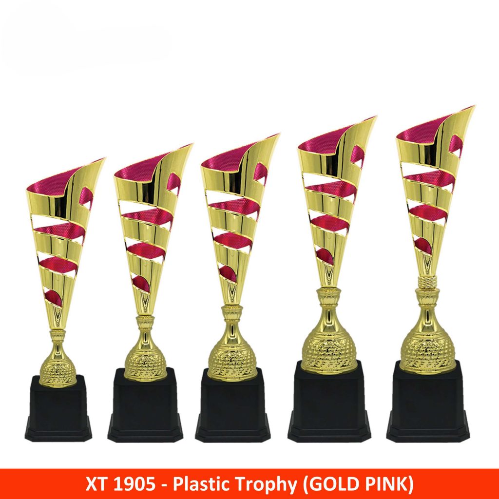 XT1905 Plastic Trophy (GOLD PINK) – iTrophy