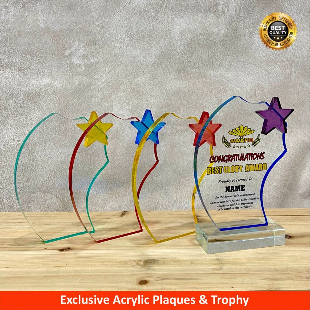 5122 Star Acrylic Plaque – iTrophy