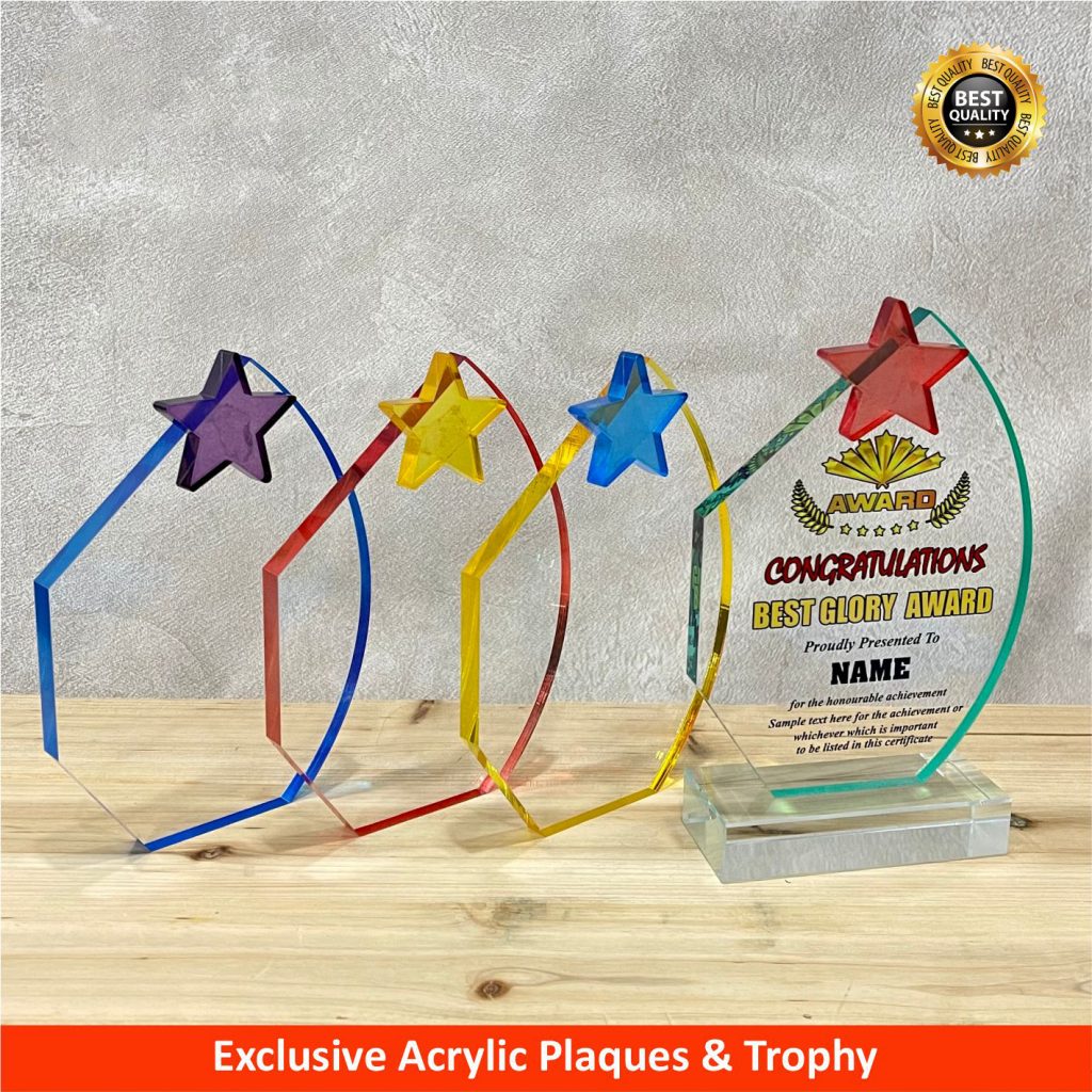 5124 Star Acrylic Plaque – iTrophy