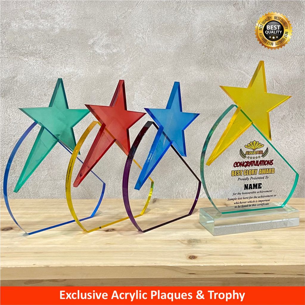 5125 Star Acrylic Plaque – iTrophy