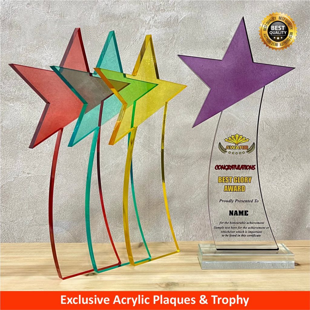 5127 Star Acrylic Plaque – iTrophy