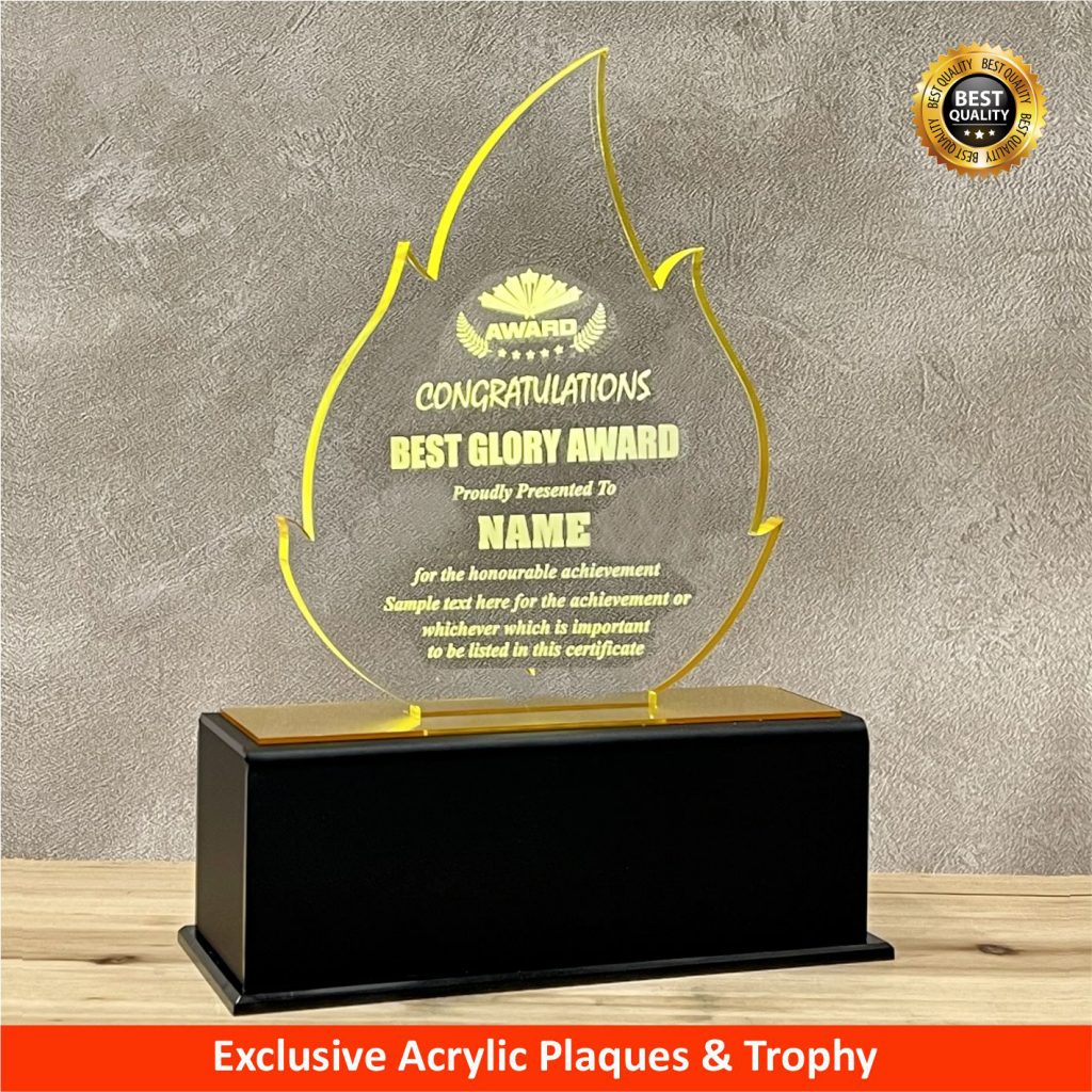5135 LED Lighting Acrylic Plaque – iTrophy