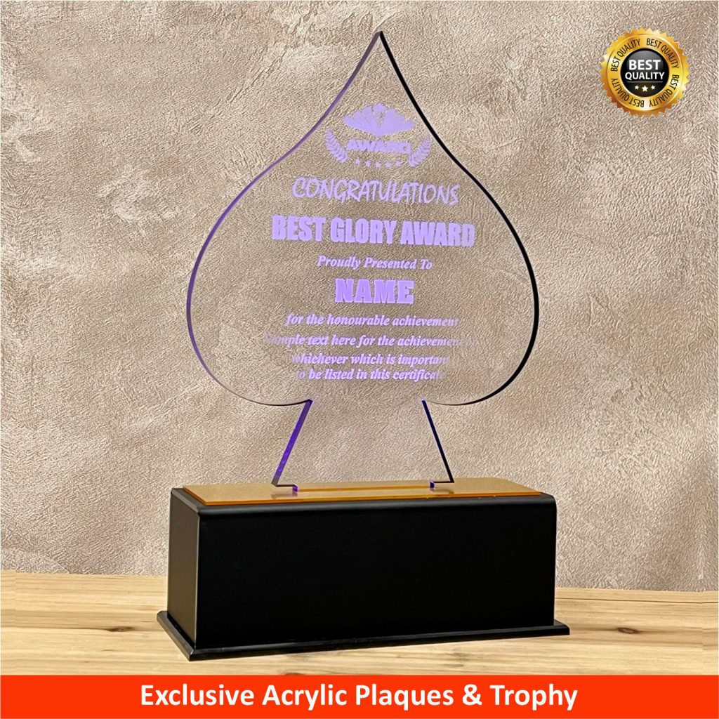 5136 LED Lighting Acrylic Plaque – iTrophy