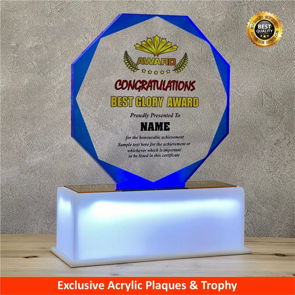 5141 LED Lighting Acrylic Plaque – iTrophy