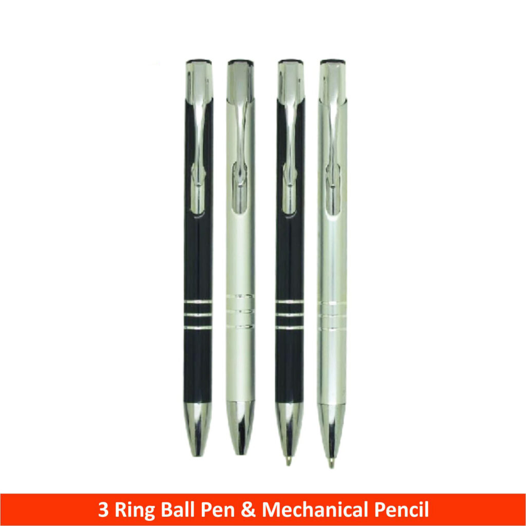 3 Ring Ball Pen & Mechanical Pencil – iTrophy