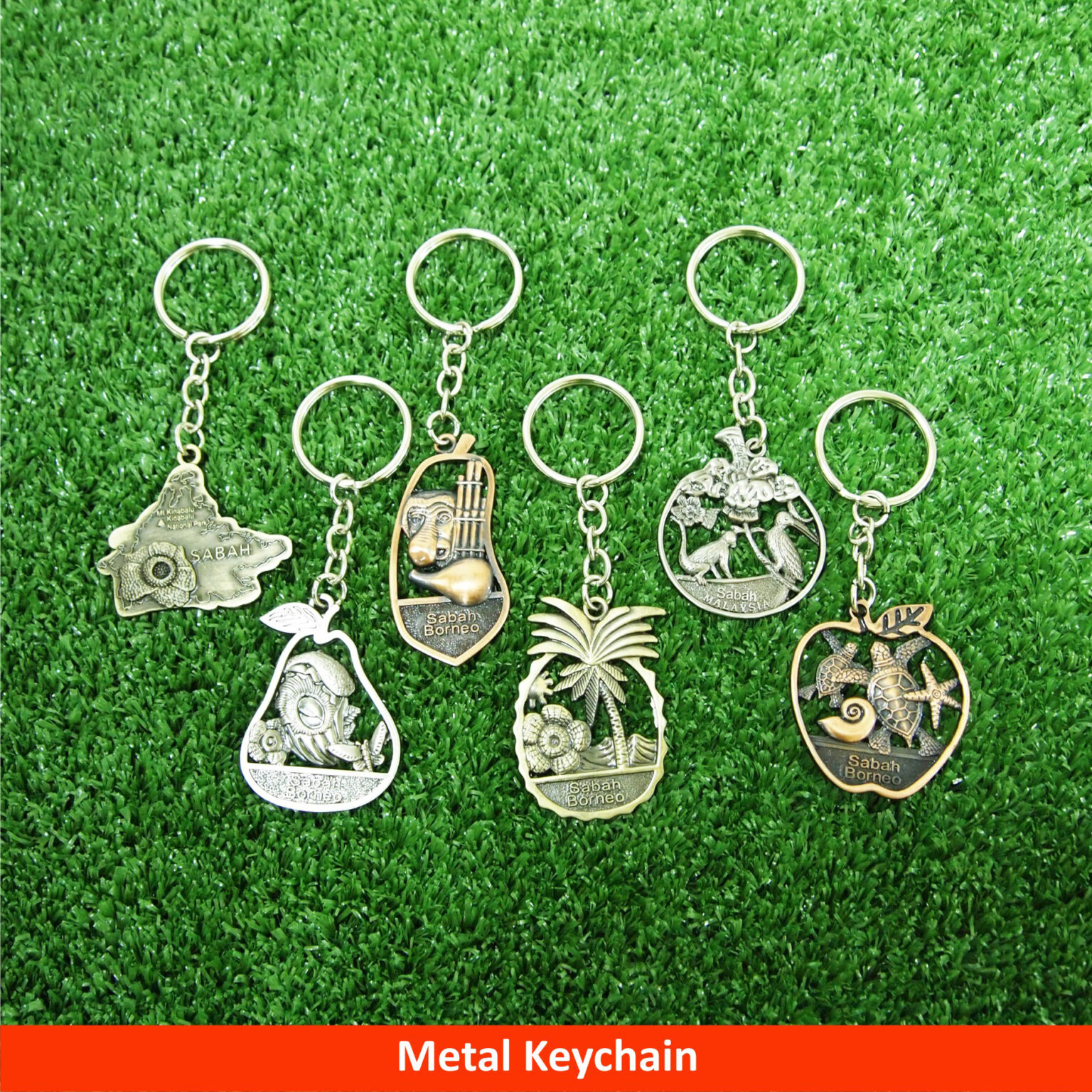 77H 6-in-1 Sabah Keychain – iTrophy