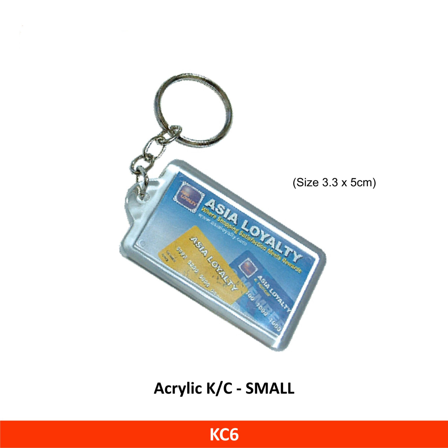 KC9 Rectangular Acrylic Keychain – iTrophy