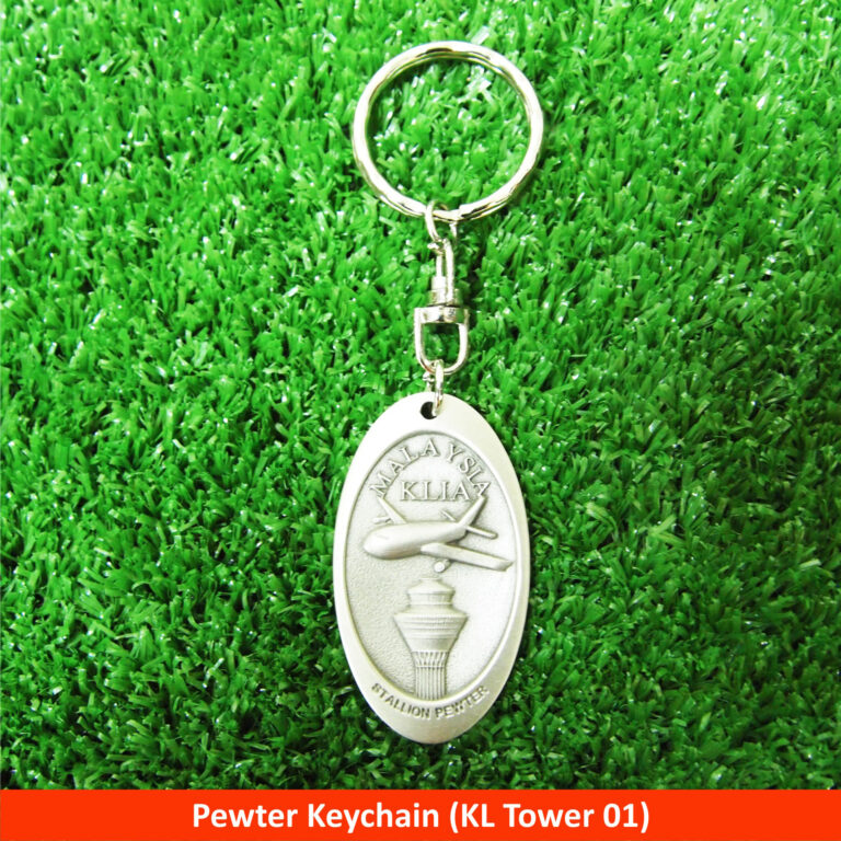 OPK – Oval Pewter Keychain (KL Tower 01) – iTrophy