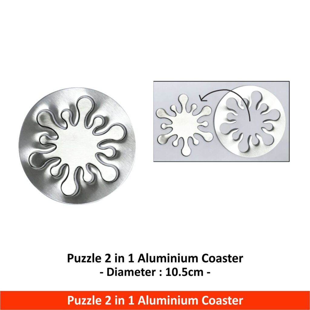 Puzzle 2-in-1 Aluminium Coaster – iTrophy