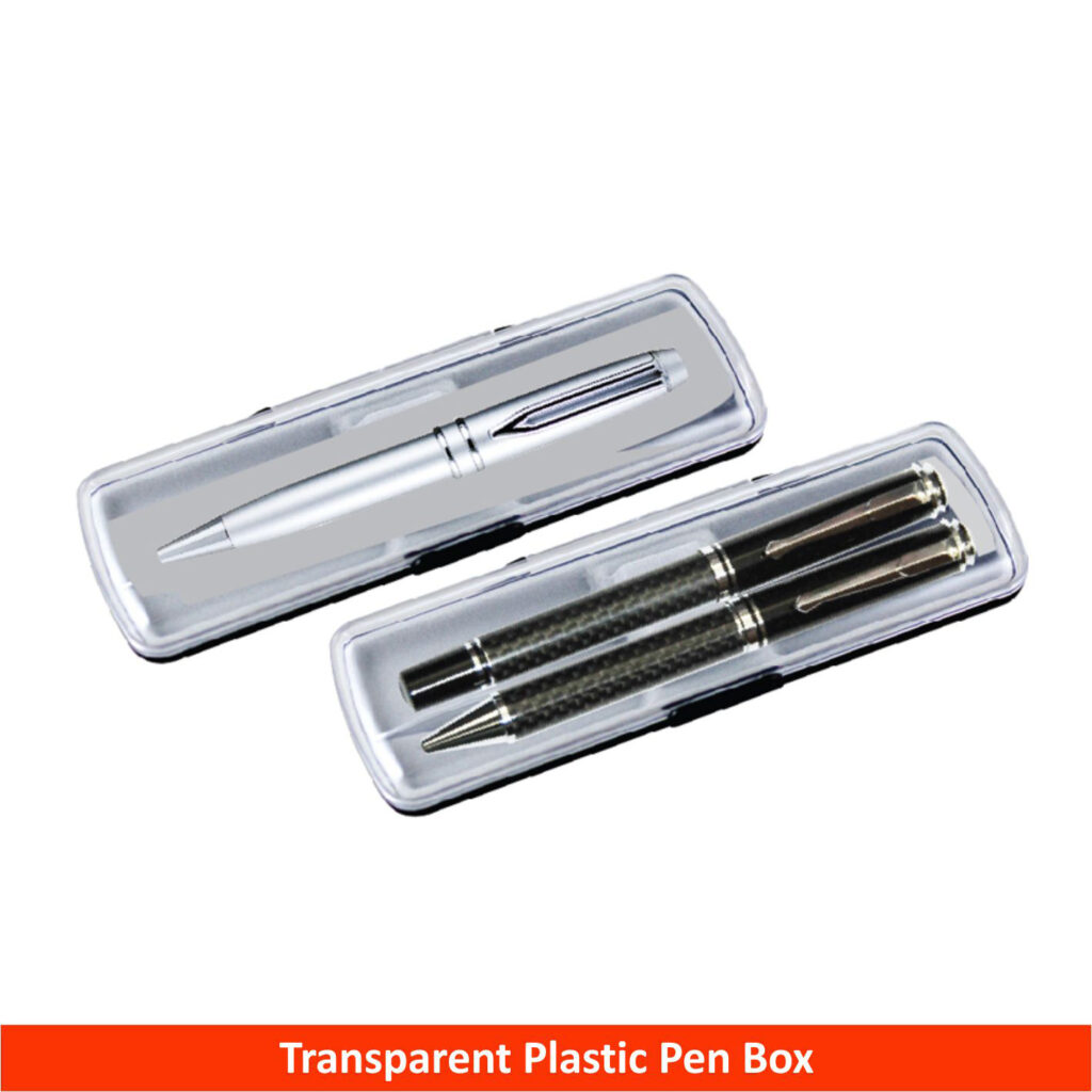 Transparent Plastic Pen Box – iTrophy
