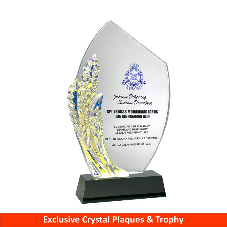 3138 Exclusive Crystal Plaque – iTrophy